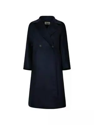 Max Mara Double-breasted Notched Lapel Coat