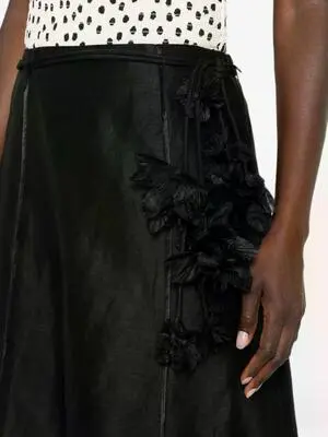 Aje Demi Floral-embellished Maxi Skirt
