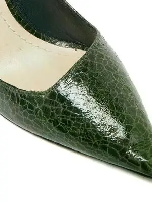 Dior Cherie Pointed-toe Heeled Pumps - Green