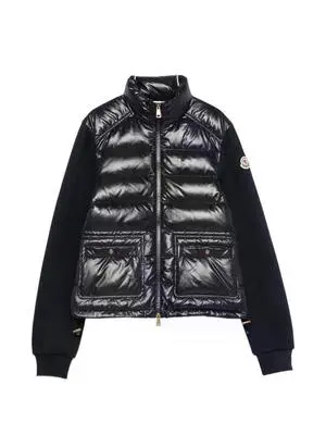 Moncler Logo Patch Zip-up Jacket