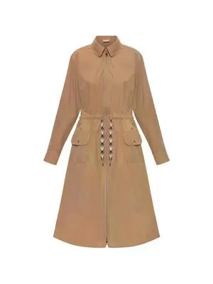 Moncler Drawstring-waist Zip-up Midi Dress