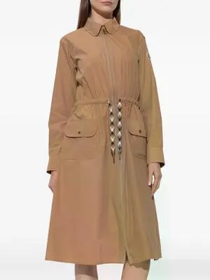 Moncler Drawstring-waist Zip-up Midi Dress