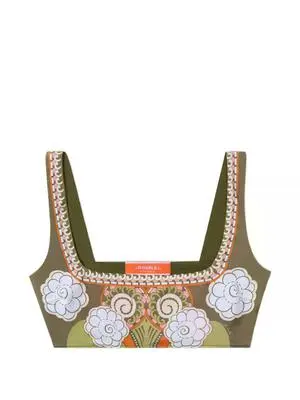 La DoubleJ La DoubleJ Pammy Bikini Top - Ambrosia Green