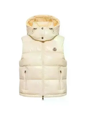 Moncler Niverolle Short Down Gilet - Yellow