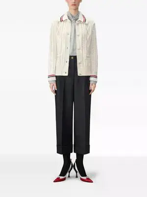 Thom Browne Striped Silk-satin Shirt