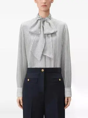 Thom Browne Striped Silk-satin Shirt
