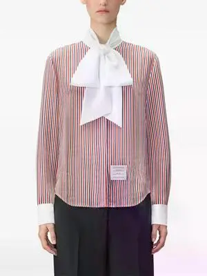 Thom Browne Striped Silk Shirt