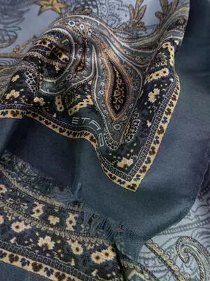 Etro Pegasus Paisley-print Scarf
