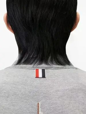 Thom Browne Cotton Embroidered Cardigan