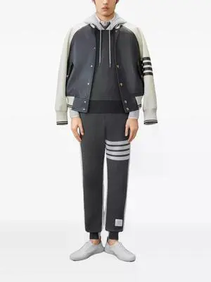 Thom Browne Loopback 4-bar Colourblock Track Pants - Grey