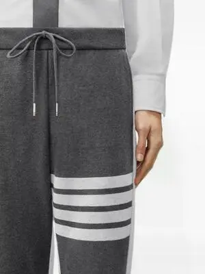Thom Browne Loopback 4-bar Colourblock Track Pants - Grey