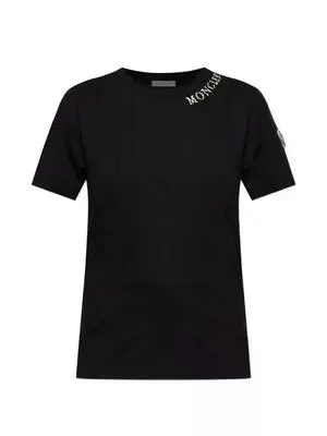 Moncler Embroidered Logo Short-sleeve T-shirt