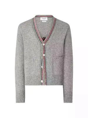 Thom Browne Hector Intarsia-knit Cardigan