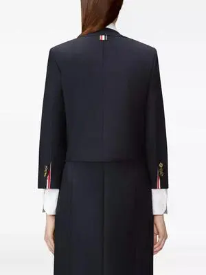 Thom Browne Hopsack Suiting Cardigan