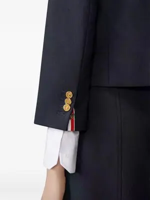 Thom Browne Hopsack Suiting Cardigan
