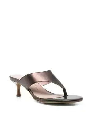 PEDRO MIRALLES Leather Heeled Sandals
