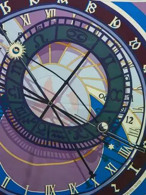Hermès Mecanique Du Temps Scarf