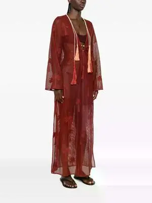 Johanna Ortiz Palm Veil Tunic Dress