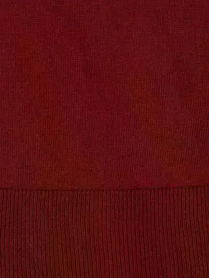 Max Mara Burgundy Knit Polo Shirt