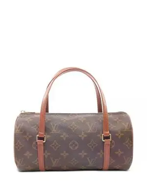 LOUIS VUITTON 1993 Monogram Papillon 26 Handbag - Brown