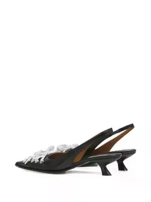 Marni Leather Kat Slingback Pumps