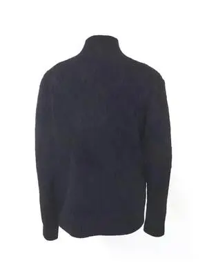 Dior Textured Knit High Neck Sweater