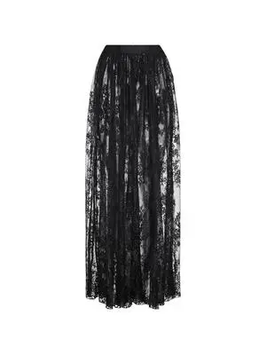L'Agence Alona Lace Skirt - Black