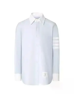 Thom Browne Oxford 4-bar Shirt - Blue