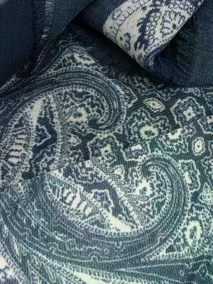 Etro Paisley-print Frayed Scarf
