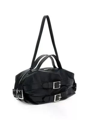 Simone Rocha Biker Buckled Leather Shoulder Bag
