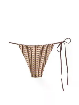 SIR. Geometric Print Bikini Bottoms