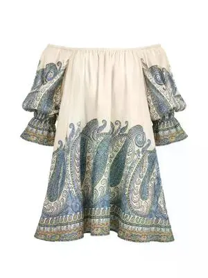BOTEH Mini Arcadia Paisley-print Dress