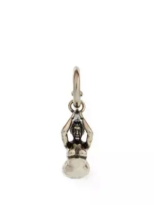 Etro Mermaid Charm Drop Earrings - Silver