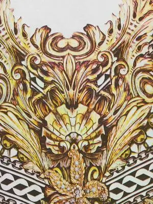 Just Cavalli Printed Kimono Sleeve Top