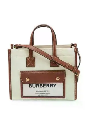 Burberry Burberry Mini Freya Tote Bag Neutrals