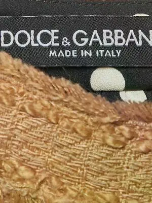 Dolce & Gabbana Zip-fastening Tweed Mini Skirt