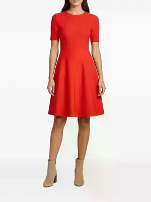 Alexander McQueen Jacquard Knit Midi Dress