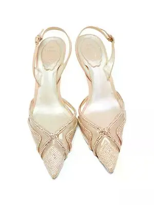 Rene Caovilla Embellished Slingback Pumps