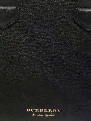 Burberry Small Banner Leather Tote Bag