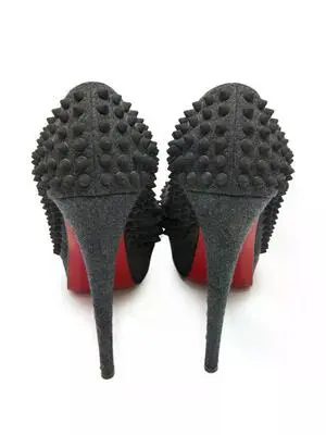 CHRISTIAN LOUBOUTIN Lady Peep Spikes Pumps