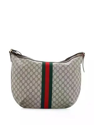Gucci Ophidia Half Moon Hobo Bag - Brown