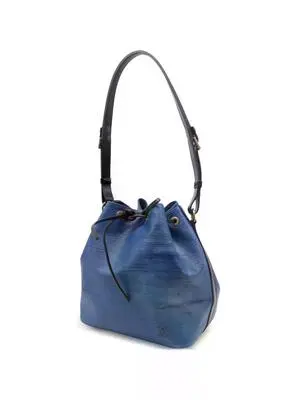 LOUIS VUITTON Petite Noé Epi Shoulder Bag - Blue
