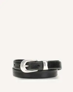 Our Legacy Leather Belt - Black