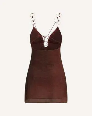 Oseree Lumière Ring Mini Dress