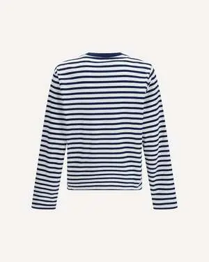 AMI Paris De Coeur Marinière Long-leeve T-hirt