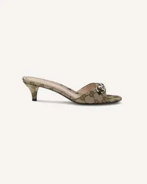 Gucci Slider Sandals With Buckle