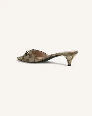 Gucci Slider Sandals With Buckle