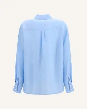 LARDINI Long-sleeved Linen Shirt