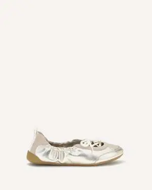 Chloé Kick Ballerinas Sneakers - Silver