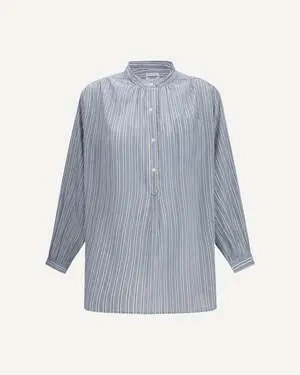 MARANT ETOILE Marant Étoile Striped Cotton Voile Shirt